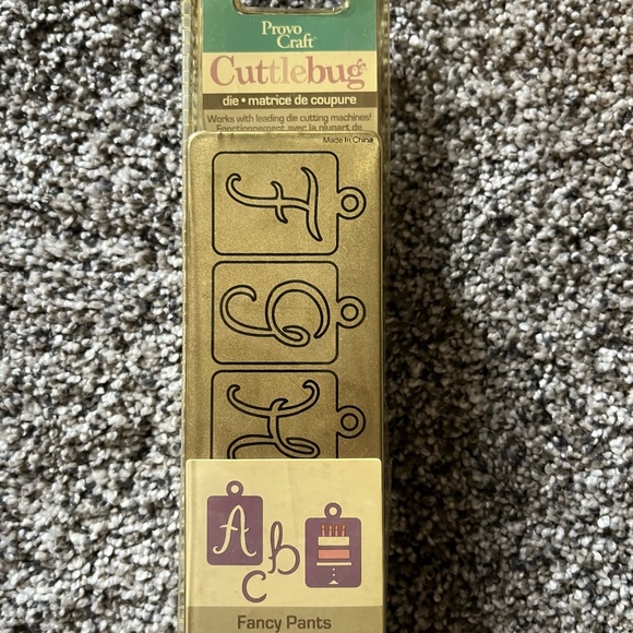 Other | Cuttlebug Alphabet Dies | Poshmark